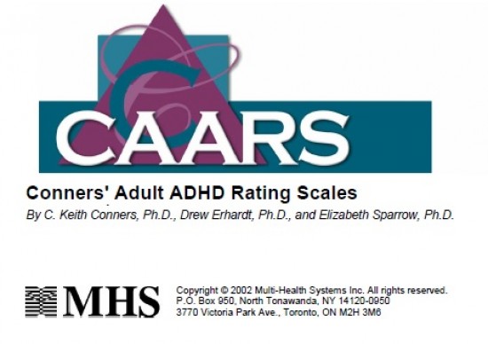 Entrevista diagnÃ³stica para adultos con TDAH, CAARS